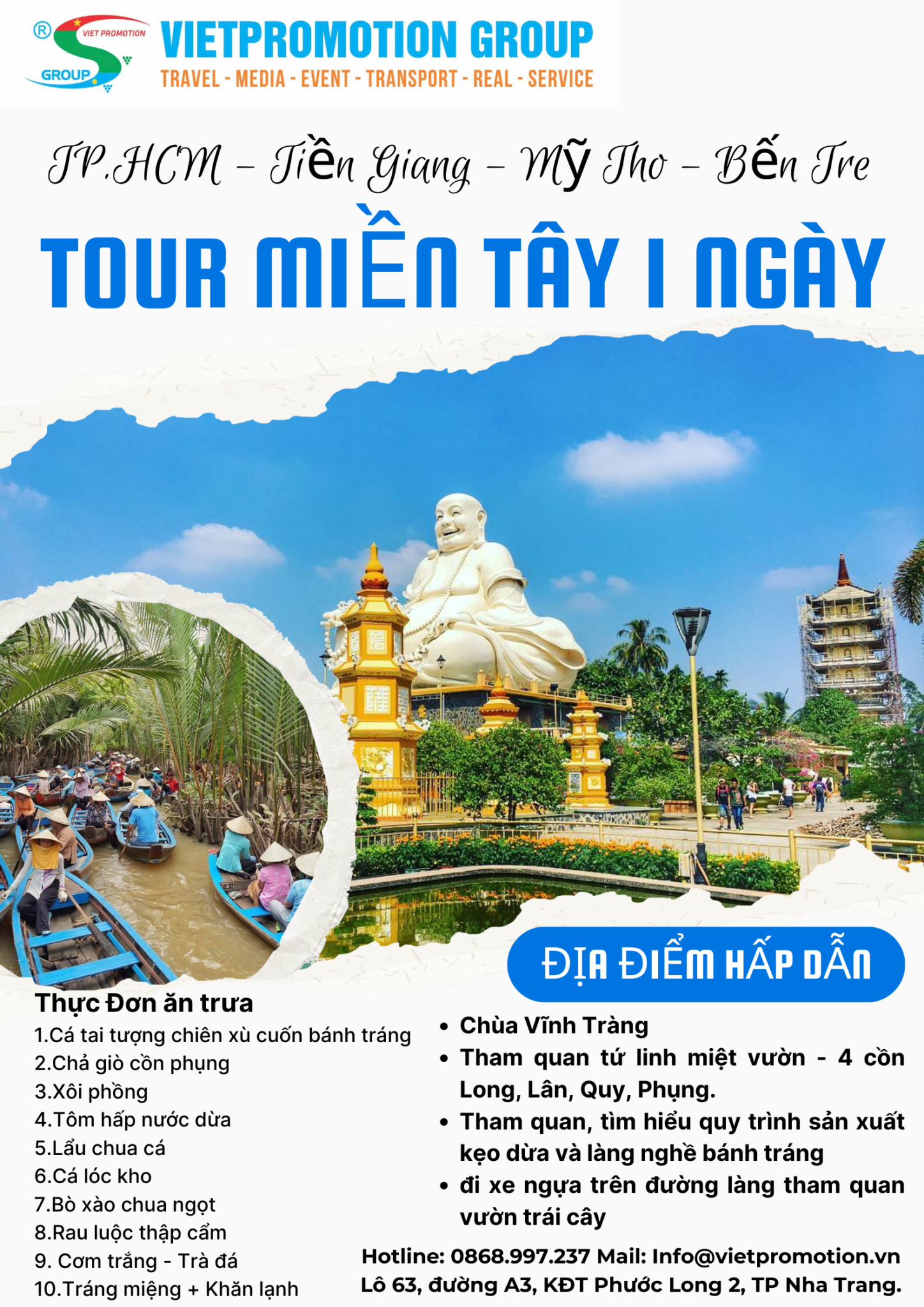 Tour du lịch khám phá miền Tây - DU LỊCH MIỀN TÂY | VIETPROMOTION