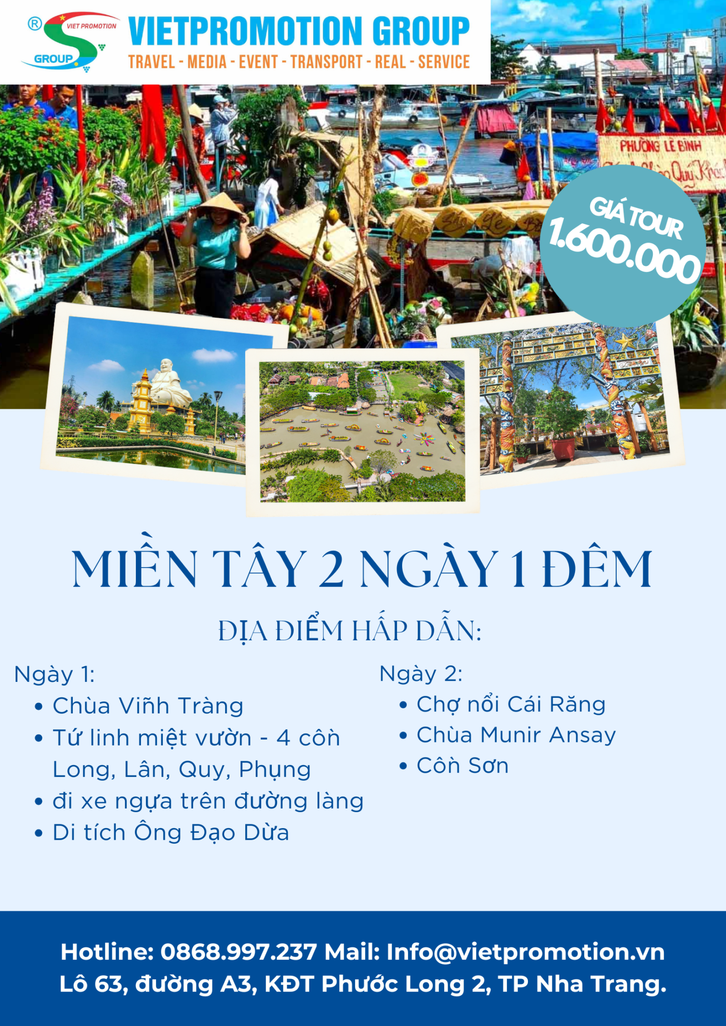 Tour du lịch khám phá miền Tây - DU LỊCH MIỀN TÂY | VIETPROMOTION